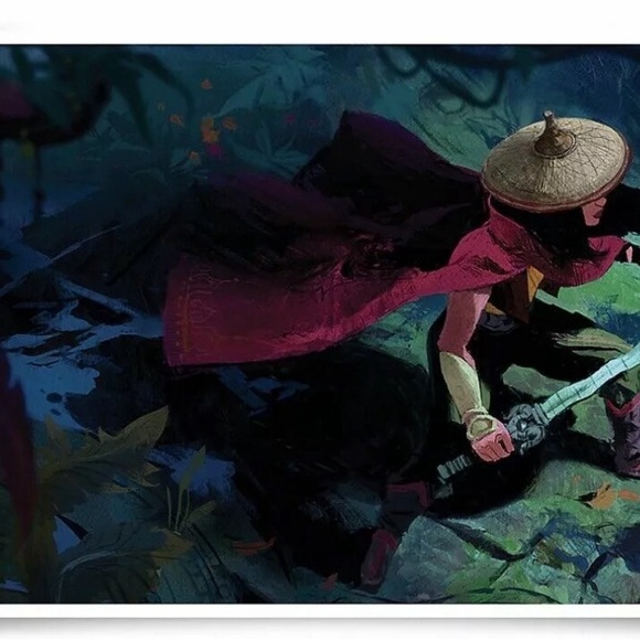 Disney | Other | Disney D23 Raya And The Last Dragon Lithograph Le 50 ...